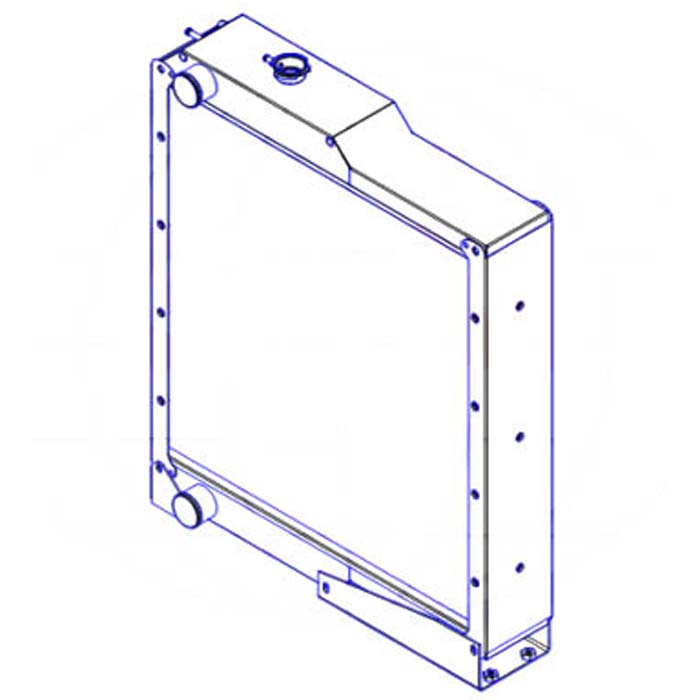 GENERATORS John Deere (0639 x 638 x 64 / 2GE100_12) - Aaron Radiator