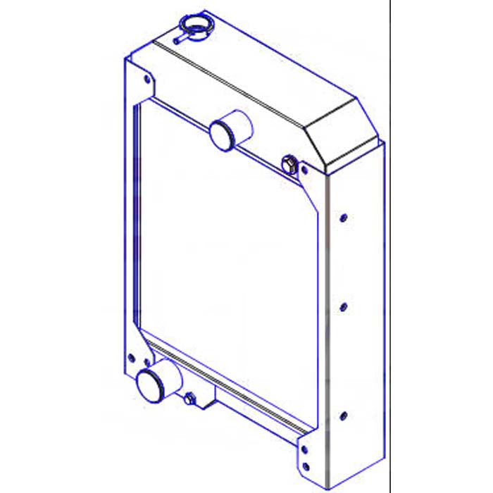 PERKINS Generator (0570 x 450 x 95 / 2ND105_11) - Aaron Radiator