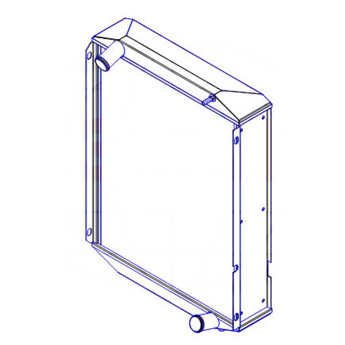 DEUTZ - FAHR Agrotron (0590 x 470 x 95 / 2ND106_10) - Aaron Radiator