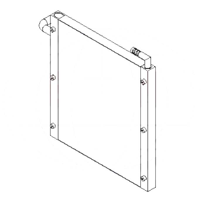 JCB JS130 (0523 x 697 x 52 / 3JB102_10) - Aaron Radiator