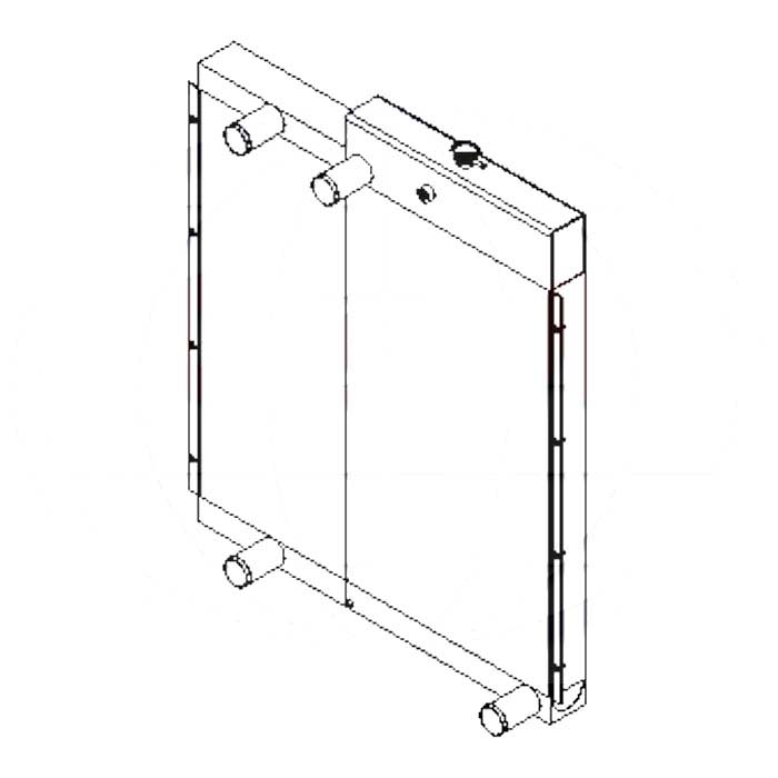 SDMO R220 (0935 x 925 x 94 / 8ND107_10) - Aaron Radiator