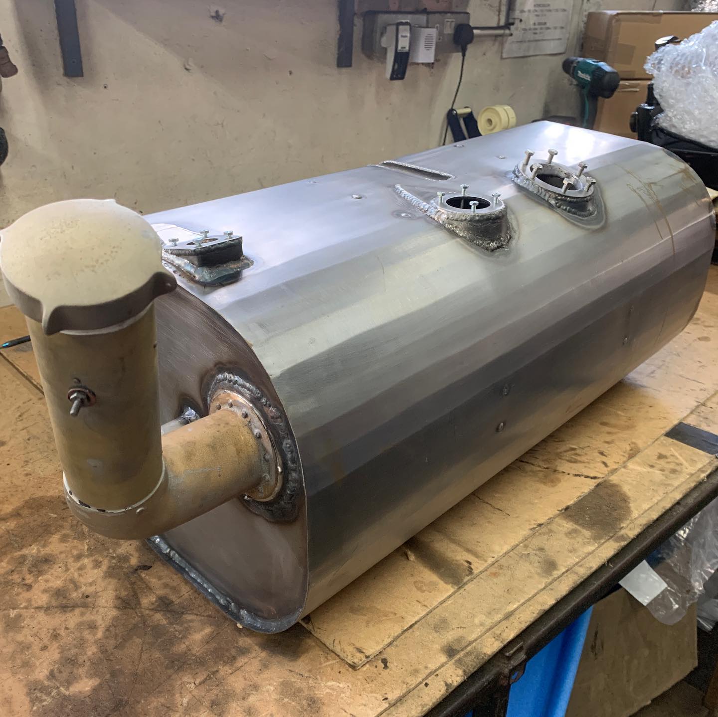 Beautiful Rolls Royce 1930 fuel tank. - Aaron Radiator